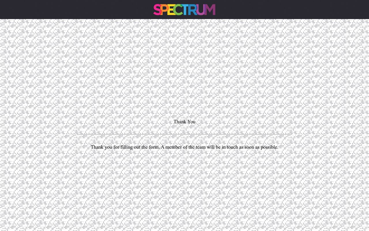 Specrum | Thank You